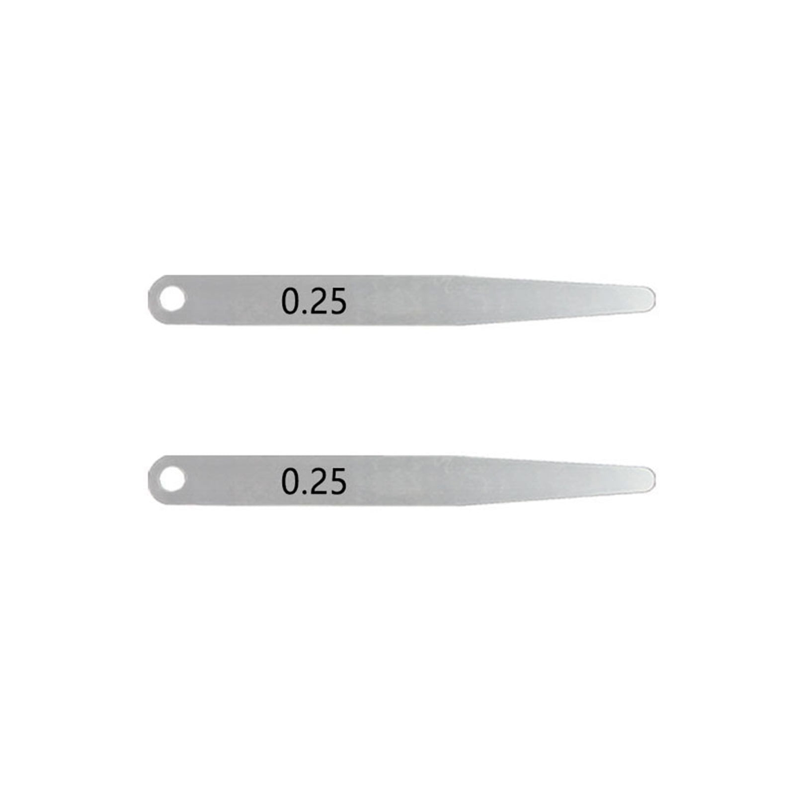 2pcs Feeler Meters Metric Thickness Feeler Gauge 0.05-0.30mm Gap ...