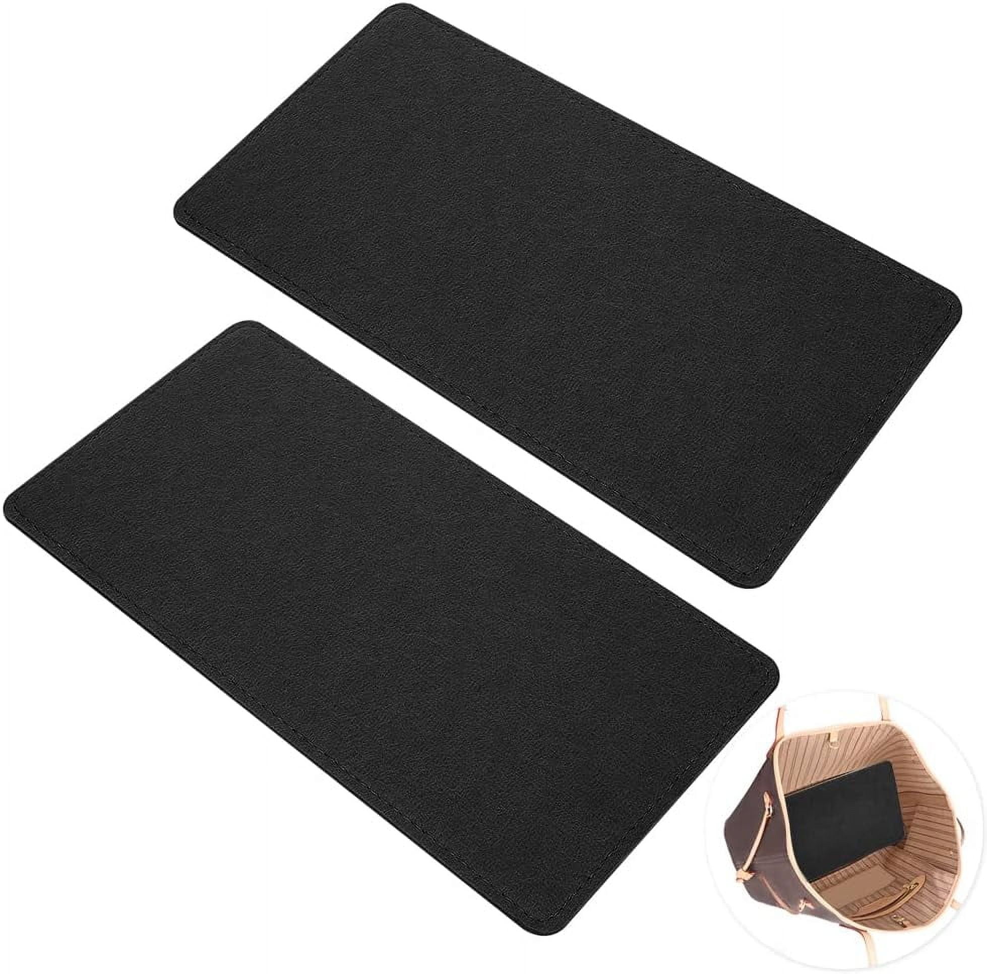 2pcs Felt Bag Base Shaper 13.7 x 7 Inch Insert Bag Bottom Black Purse ...