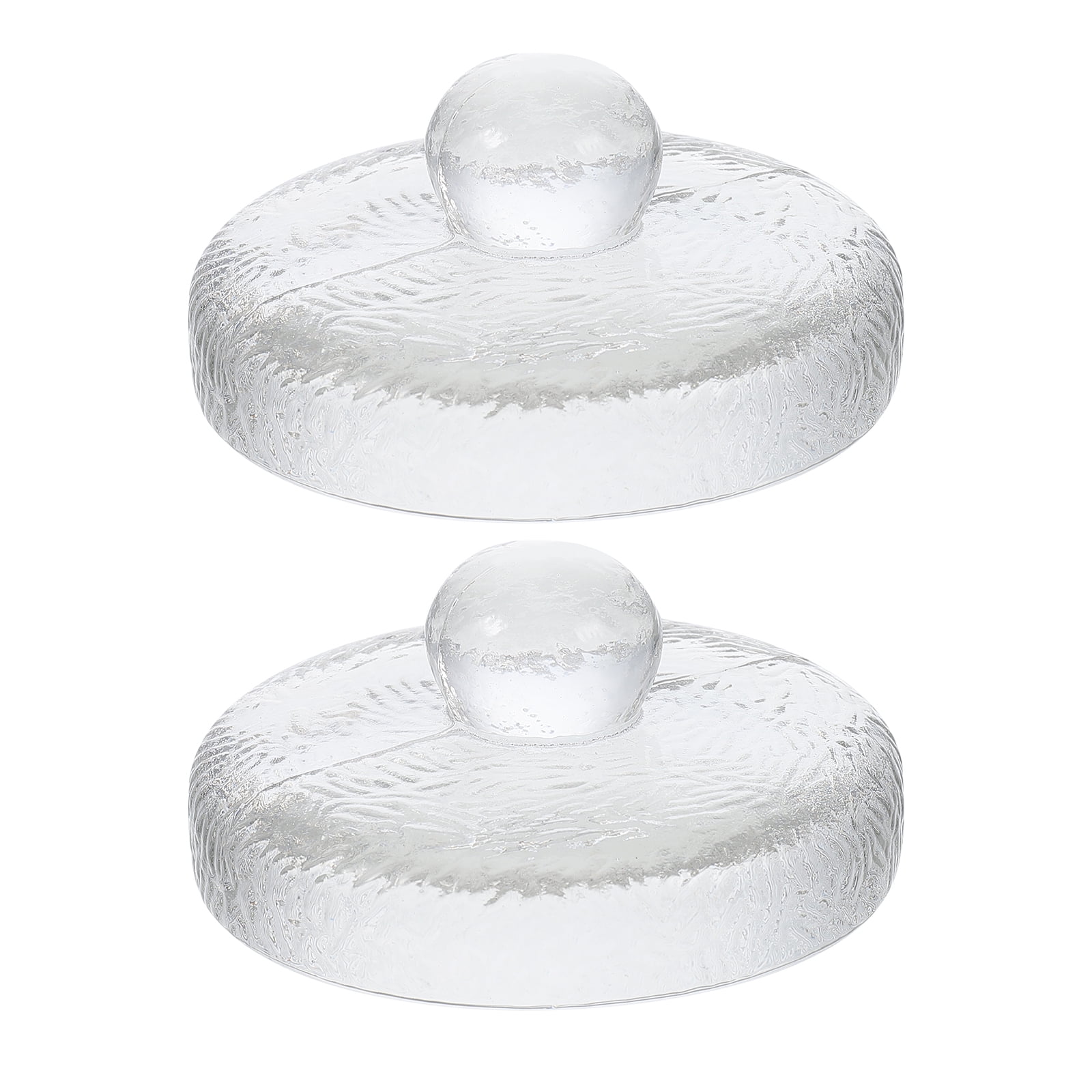 2pcs Fermentation Glass Weights With Handle For Wide Mouth Jars Glass