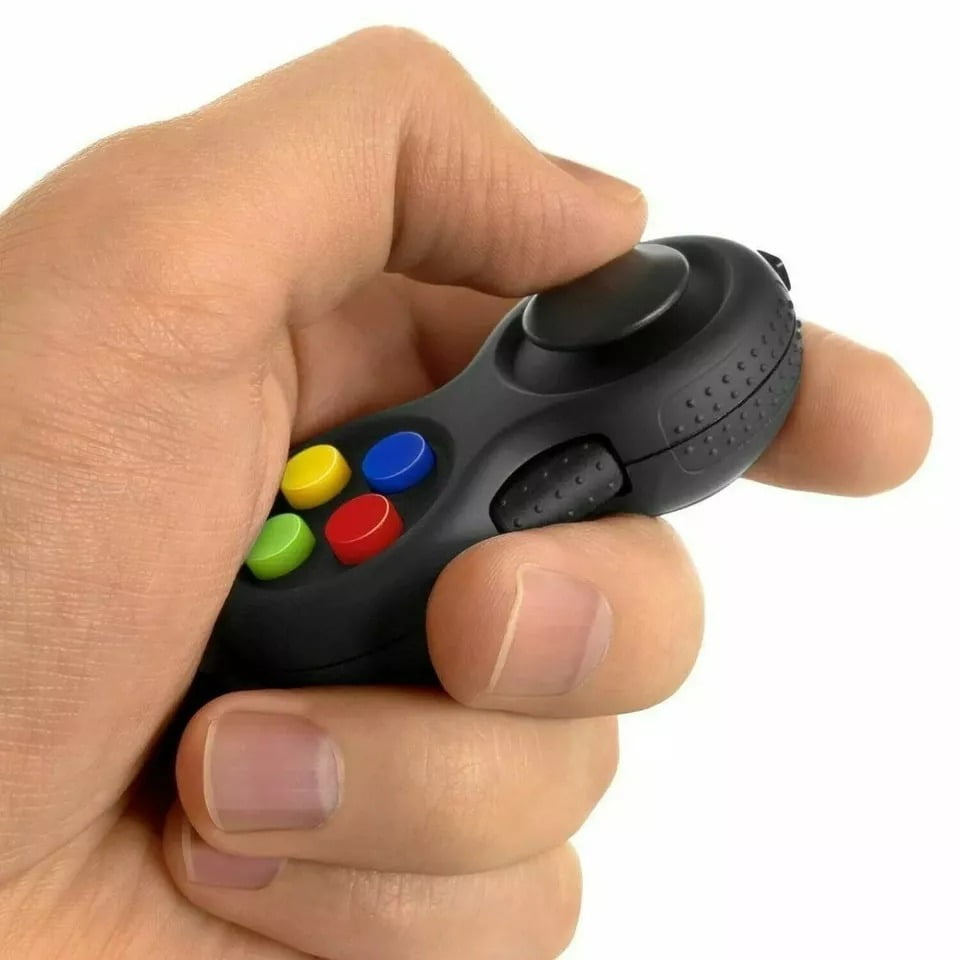 2pcs Fidget Controller Pad Stress Reducer Classic Game Pad Anti-anxiety ...
