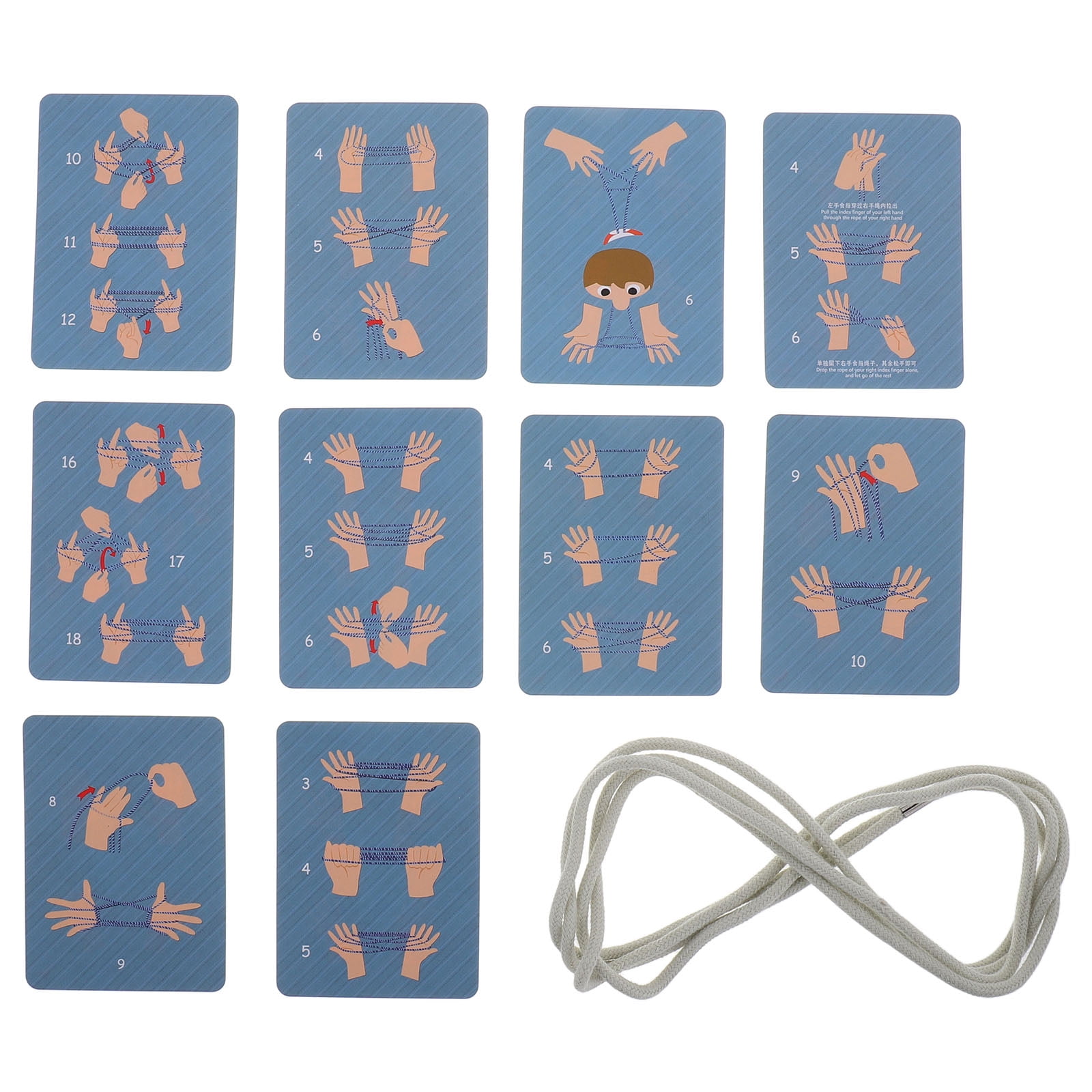 2pcs Finger Rope String For Children Interactive Hand Game Toys ...