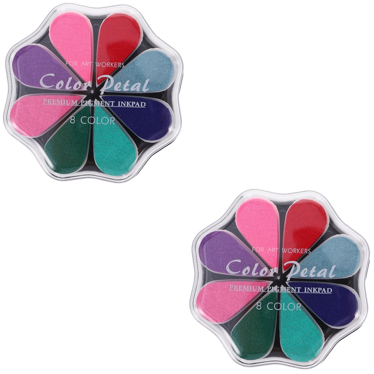 2pcs Finger Stamp Ink Pad Safe Stamps Partner DIY Craft Accessory ...