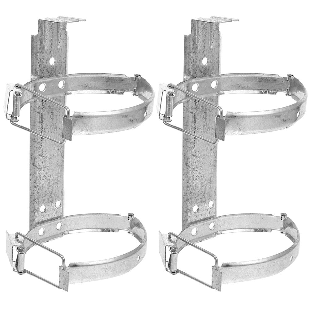 IDEANATEGRATE Universal Fire Extinguisher Bracket Iron 2Pcs Heavy Duty ...