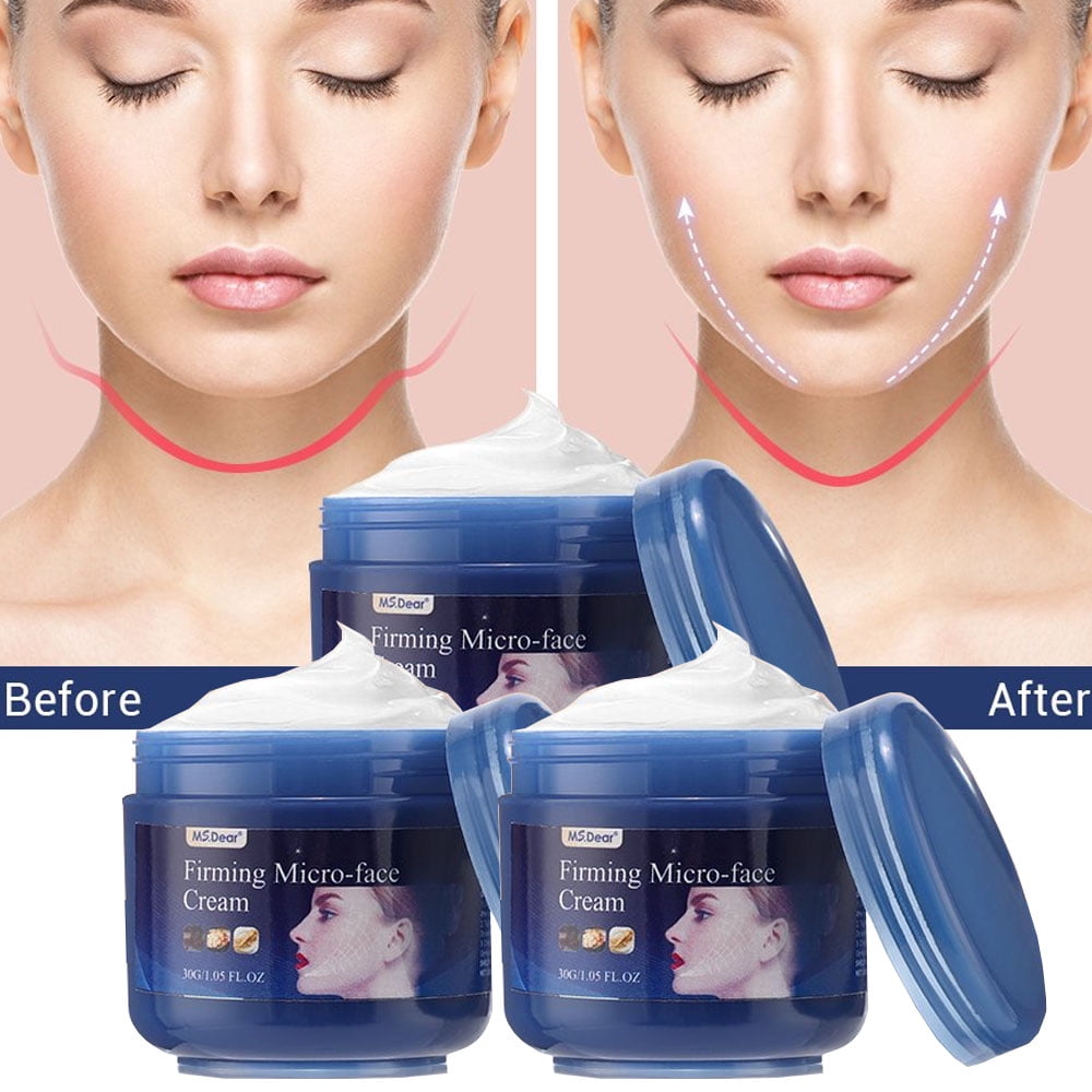 2pcs Firming Micro-face Cream, V Face Facial Massage Cream Tighten ...