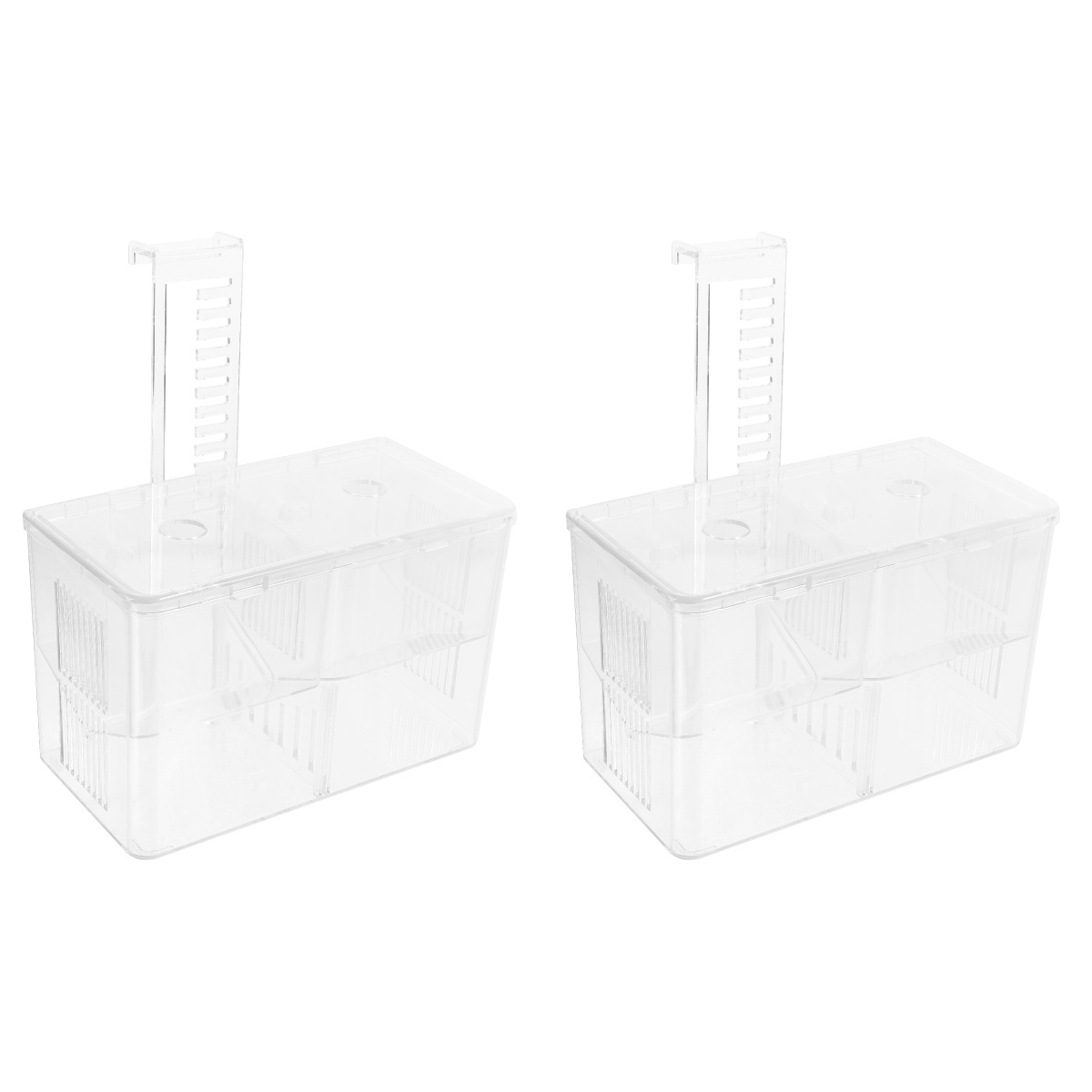 2pcs Fish Breeding Box Aquarium Separation Container Aquarium Breeding ...