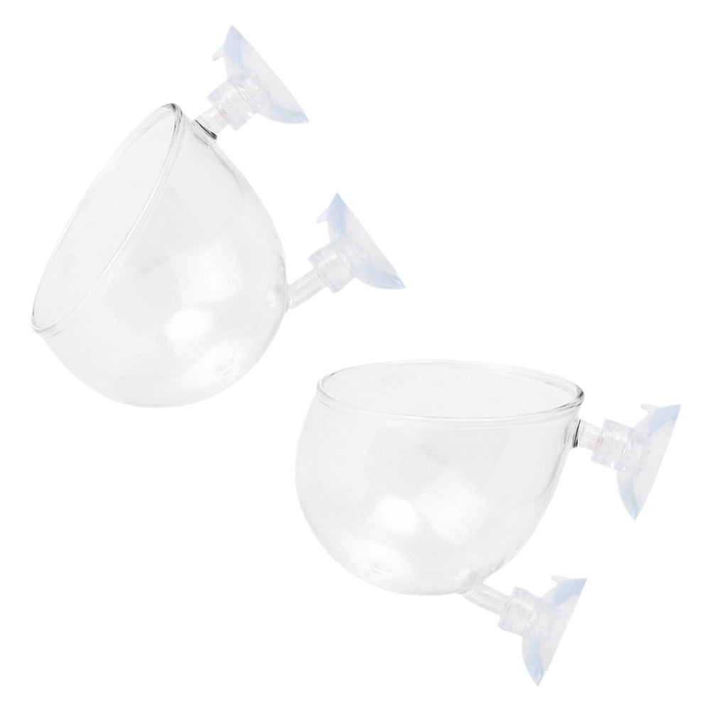 2pcs Fish Tank Water Plants Containers Aquarium Basins Wall Hanging ...