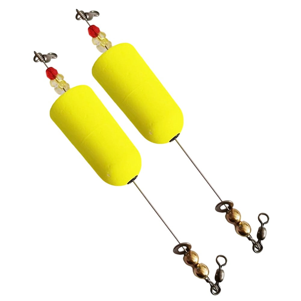 2pcs Fishing Float Fishing Bobbers Weighted With Swivel for Saltwater ...