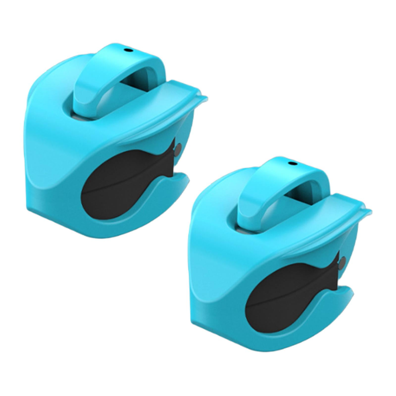 2pcs Fishing Rod Holder Clips Pole Strap Ties Deep Hook Metal Bearing ...