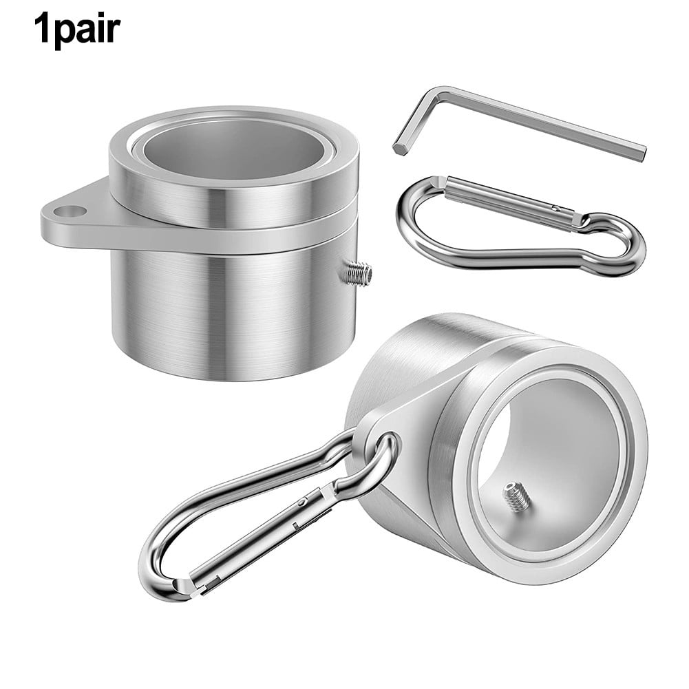 JINGT Flag Pole Rings, Aluminum Alloy, 0.75-1 in, 360° Rotating Anti ...