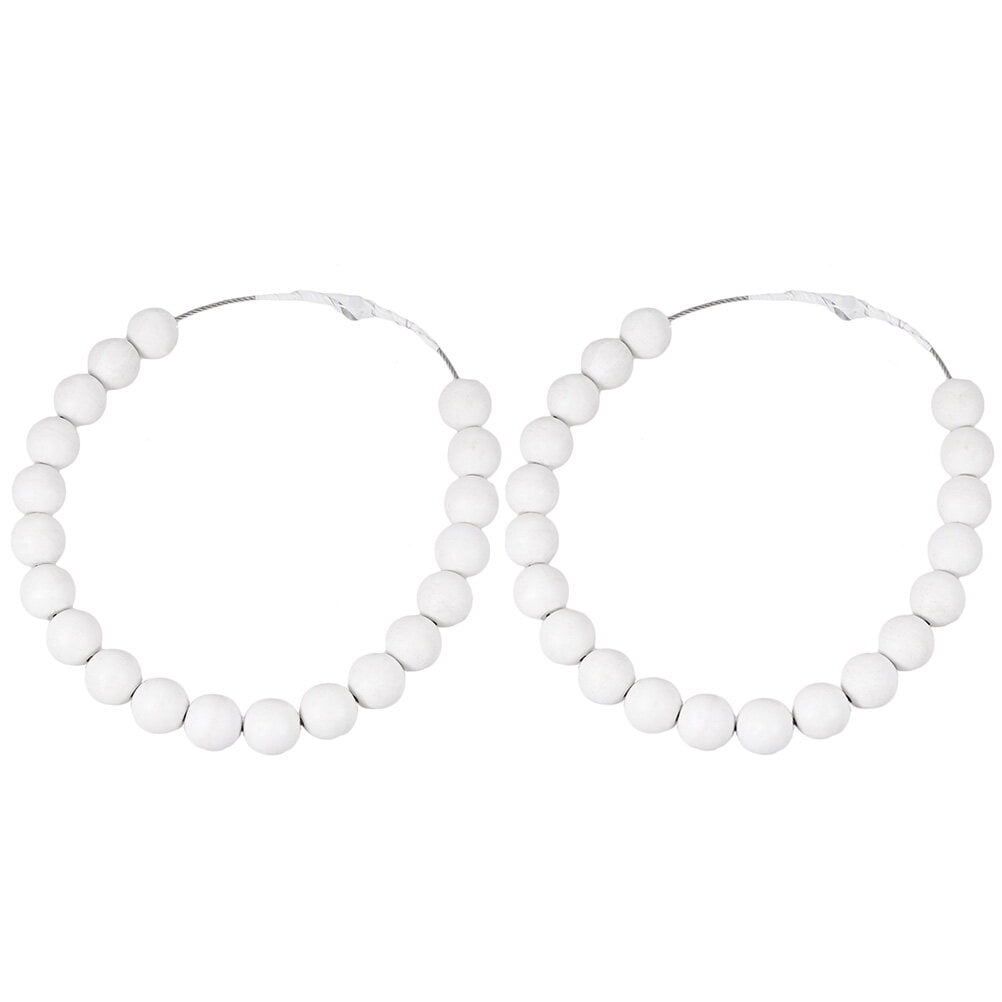 2pcs Flagpole Retainer Ring 2cm Diameter Flagpole Beaded Keep Flag ...