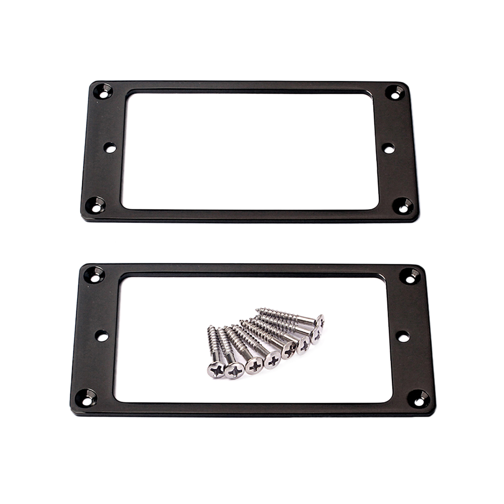 2pcs Flat Metal Humbucker Pickup Mounting Rings Frame Mounting Ring ...