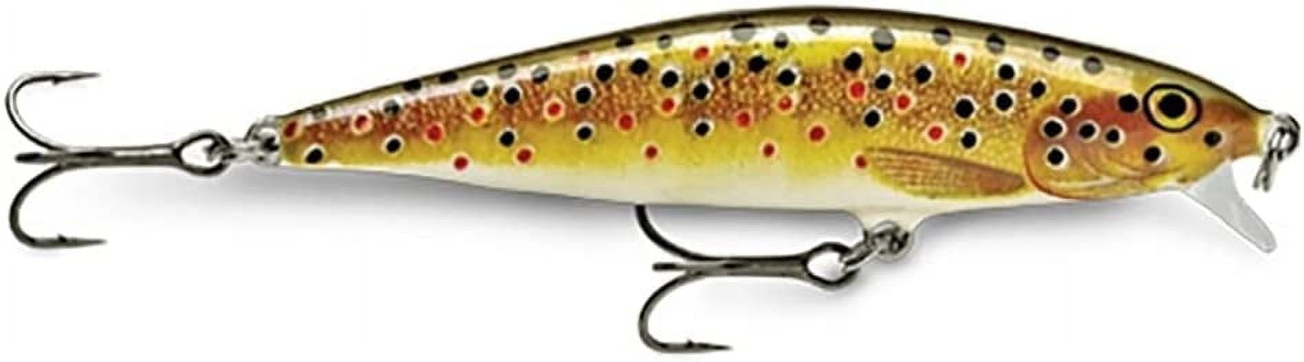 2pcs Flat Rap 08 Fishing lure, 3.125-Inch, Brown Trout - Walmart.com