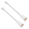 Walmart 2pcs E27 to E27 Flexible Light Bulb Socket Extender, Electrical ...