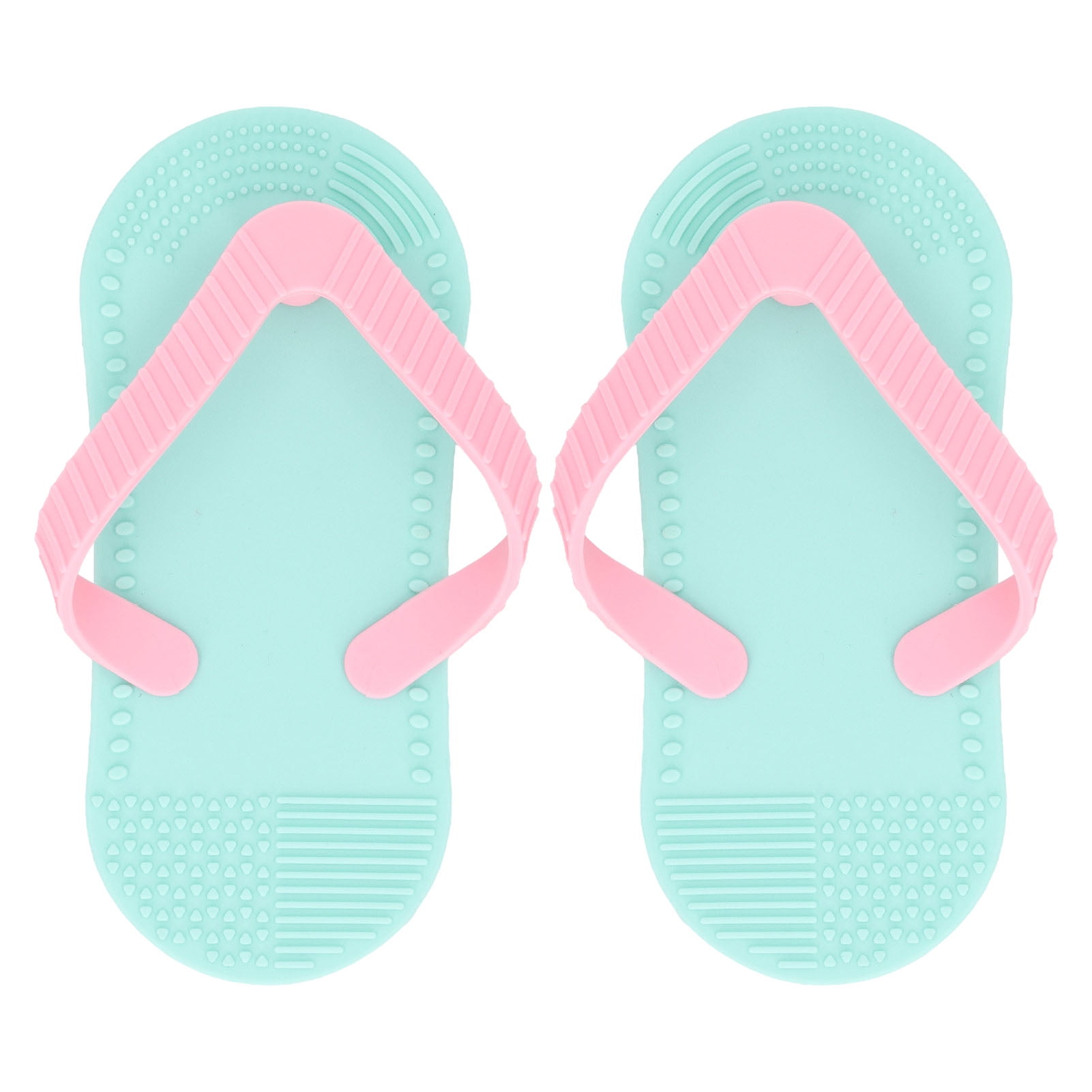 2pcs Flip Flop Teething Baby Toy Soothe Emotions Reduce Soreness Flip ...