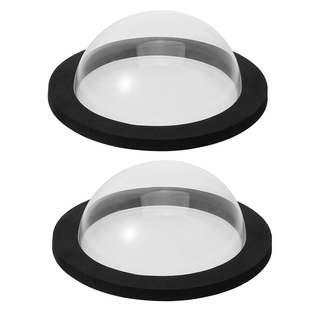 2pcs Pond Floating Fish Dome Cover Acrylic Display Sanctuary for Clear ...