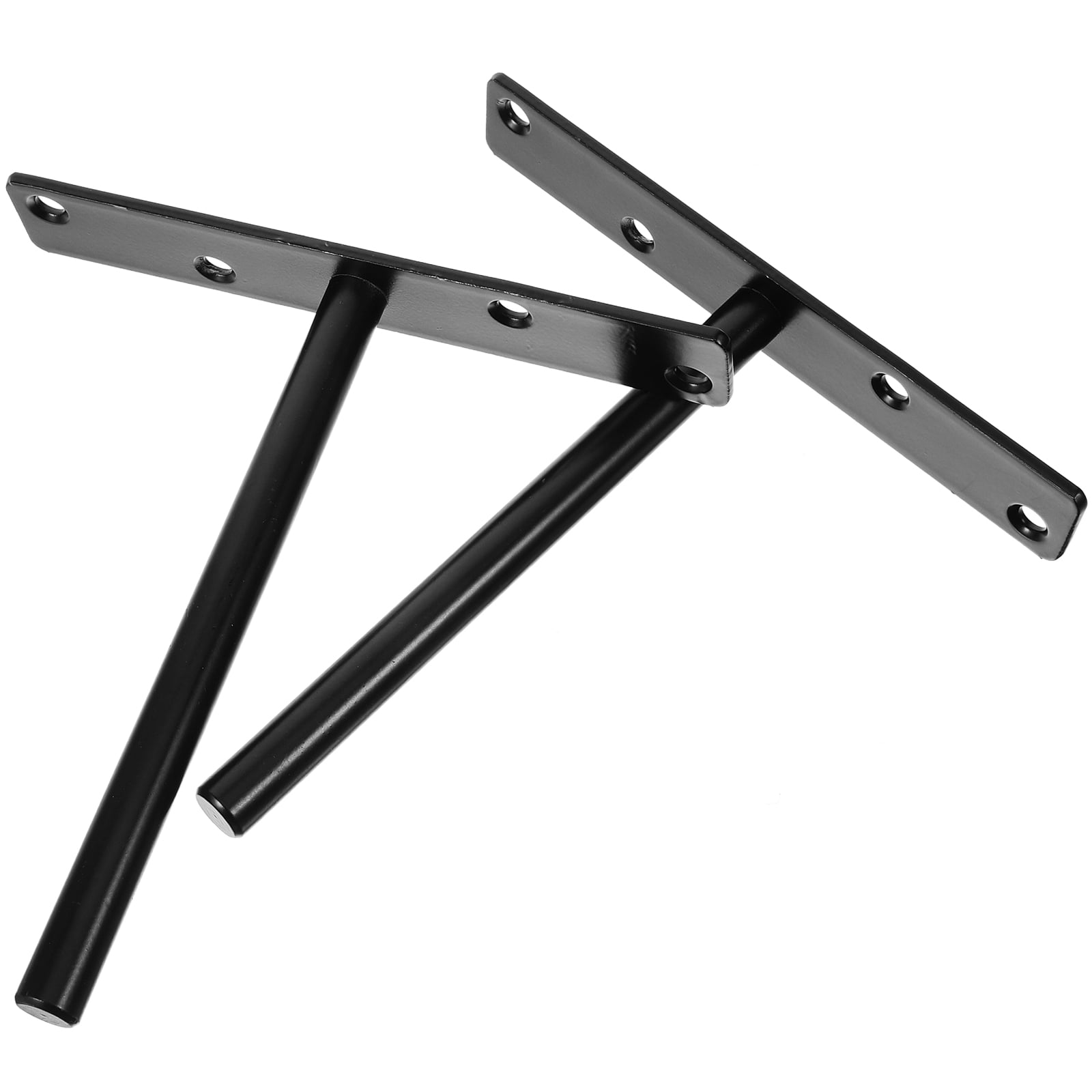 2pcs Floating Shelf Brackets Wall Mounted Shelf Brackets Hidden ...