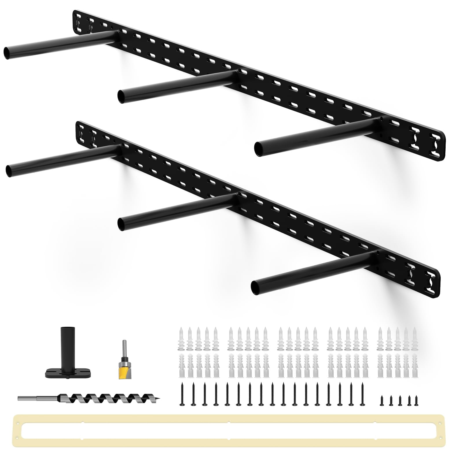 2pcs Floating Shelf Hardware Heavy Duty Hidden Shelf Brackets Support ...