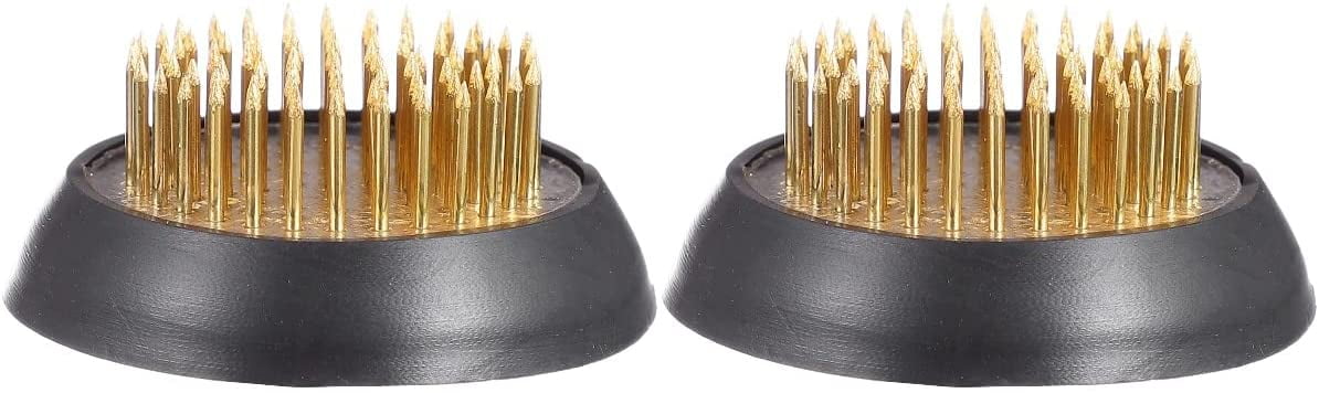 2pcs Floral Frogs with Copper Needle, Round Pin Frog Holders Flower ...