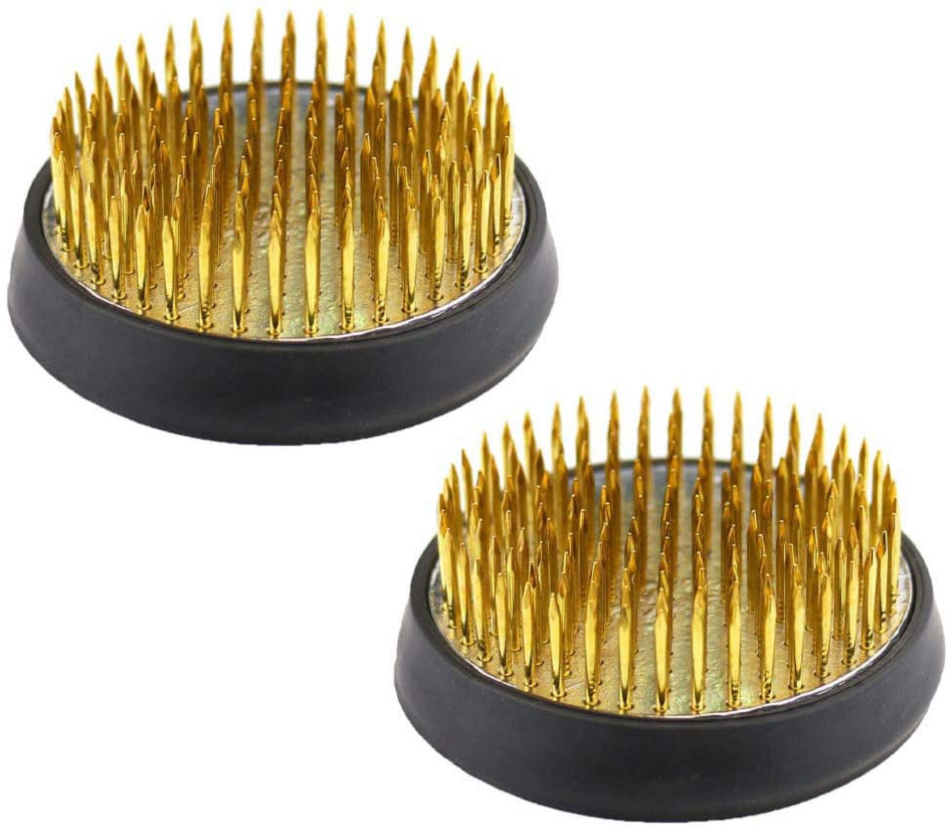 2pcs Flower Frog Round Floral Arranging Pin Frog Ikebana Kenzan Japanese Flower Holder Flower ...