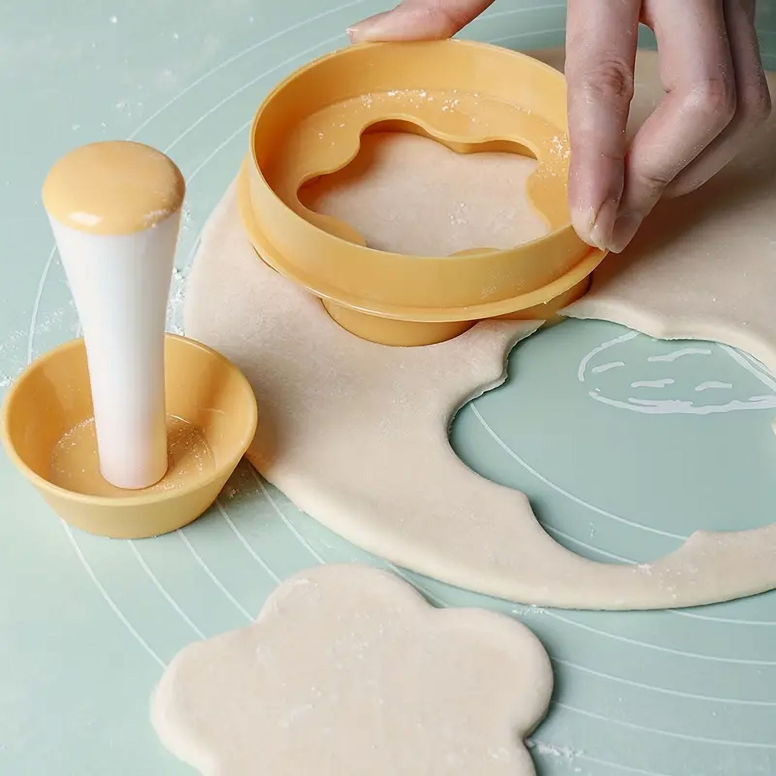 2pcs, Flower Pastry Cutter and Tart Tamper Set - Perfect for Baking ...