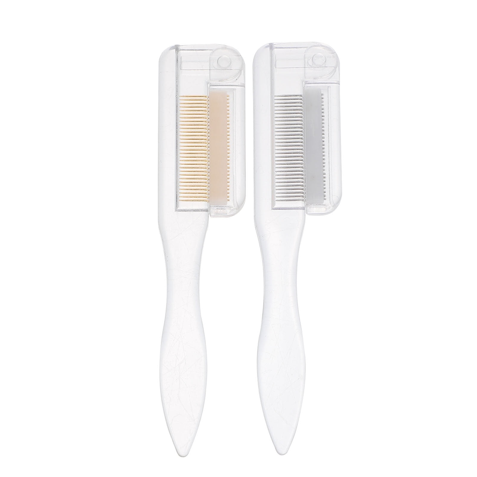 2pcs Foldable Eyelash Combs Eyebrow Combs Eyebrow Shaping Makeup Tools ...