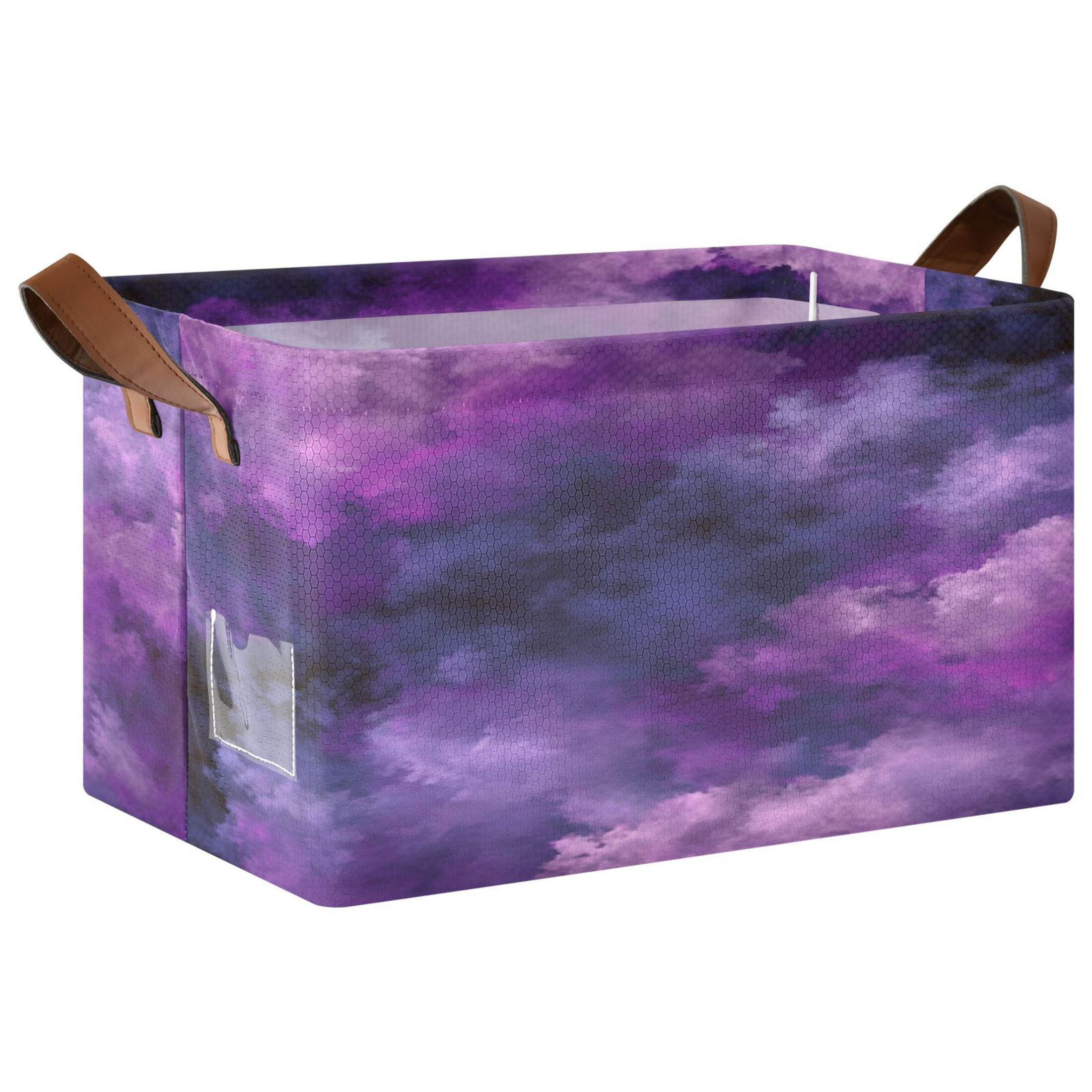2pcs Foldable Iron Frame Storage Basket Open Basket Bins Versatile ...