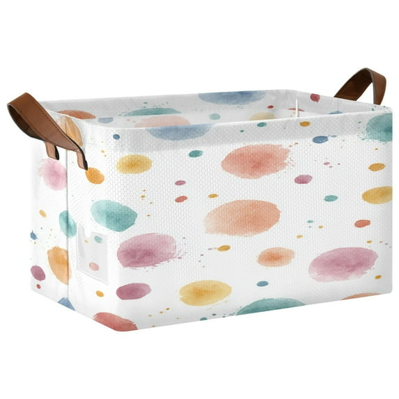 2pcs Foldable Iron Frame Storage Basket Open Basket Bins Versatile ...