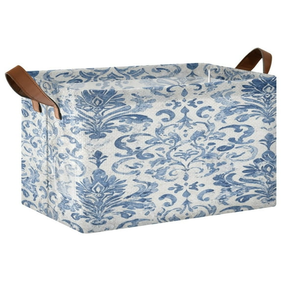 2pcs Foldable Iron Frame Storage Basket Open Basket Bins Versatile ...