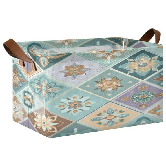 2pcs Foldable Iron Frame Storage Basket Open Basket Bins Versatile ...