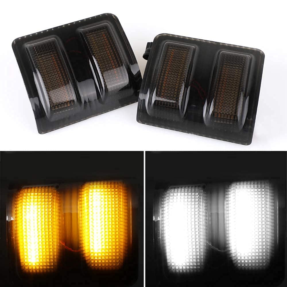 2pcs Ford Side Mirror Led Lights Turn Signal Light Daytime Running ...