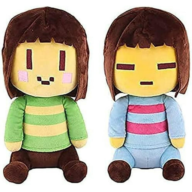 2pcs Frisk and Chara Plush - 8" Undertale Plush Stuffed Animal Doll Toy ...