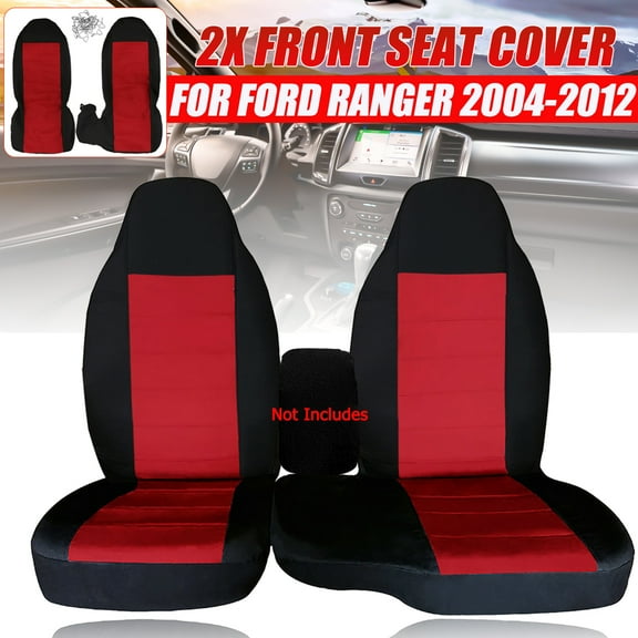 CalTrend Center 50/50 Split Back & Solid Cushion MicroSuede Seat Covers ...