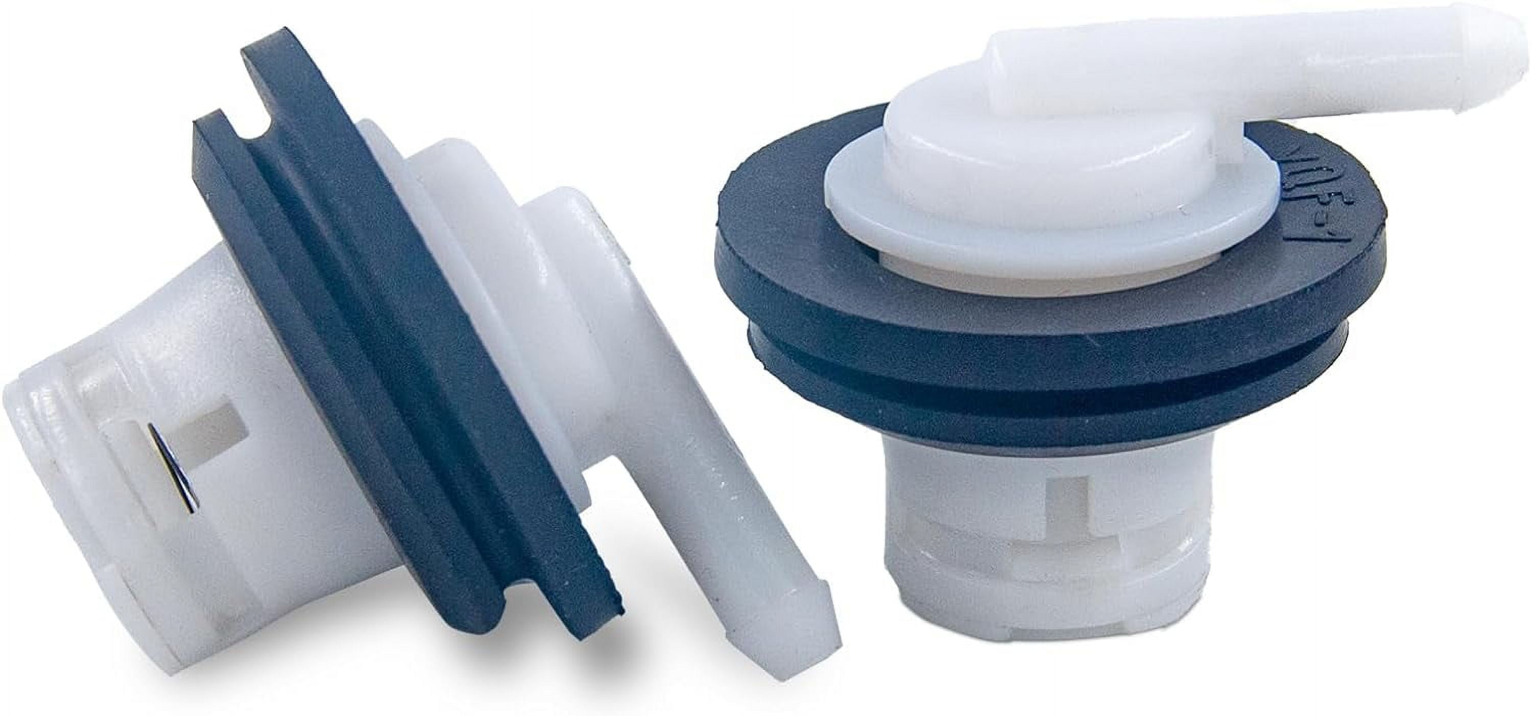 2pcs Tank Vent Valve, Gas Tank Vent Rollover Valve with Grommet Seal ...