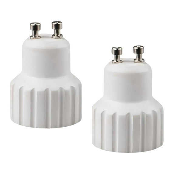 2pcs GU10 to GU10 Socket Adapter Lamp Bulb Holder Space Saving Design ...