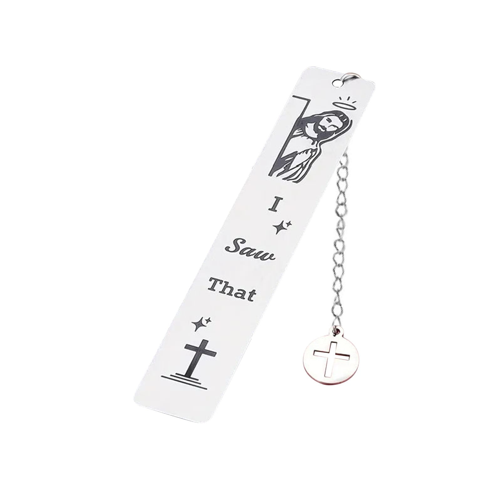 VALSEEL 2pcs Gadget Stainless Steel Ruler Bookmark Inspirational Text ...