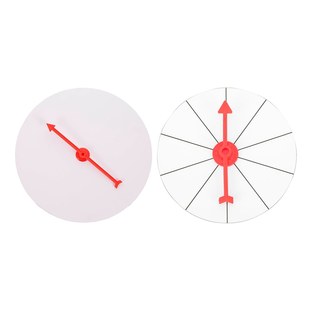 HOMEMAXS 2pcs Game Wheel Lottery Turntable DIY Draw Game Table ...