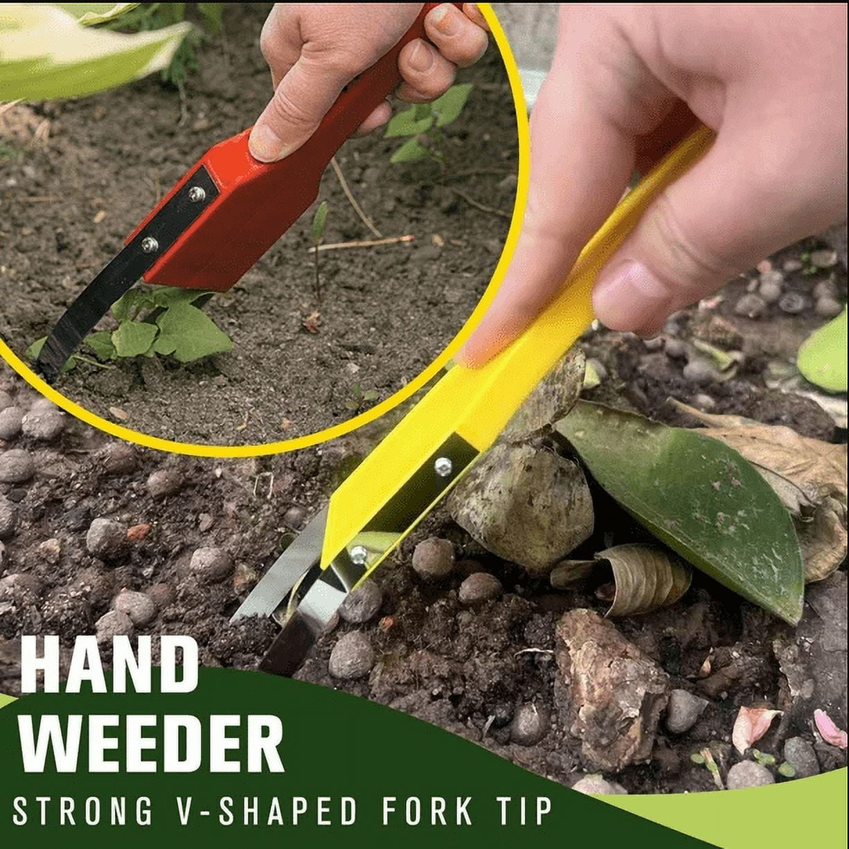2pcs Garden Bandit Hand Loop Weeder Manual Weeding Tool Remover Cutter ...