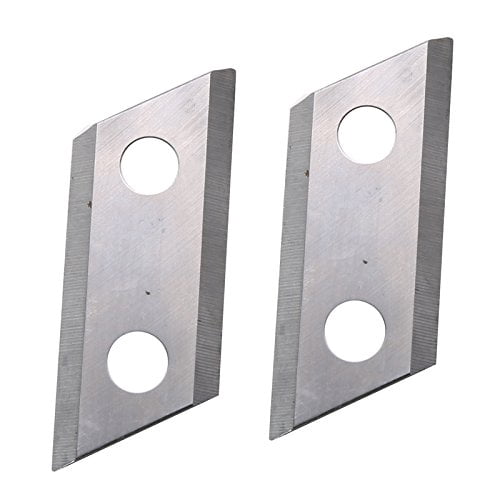 2pcs Garden Shredder Chipper Blades Cutters Kit 2 Hole Metal Garden Cut ...