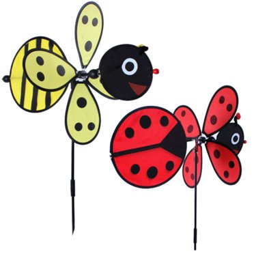 In the Breeze 2621 — 12-inch Striped Iridescent Pinwheel Spinner ...