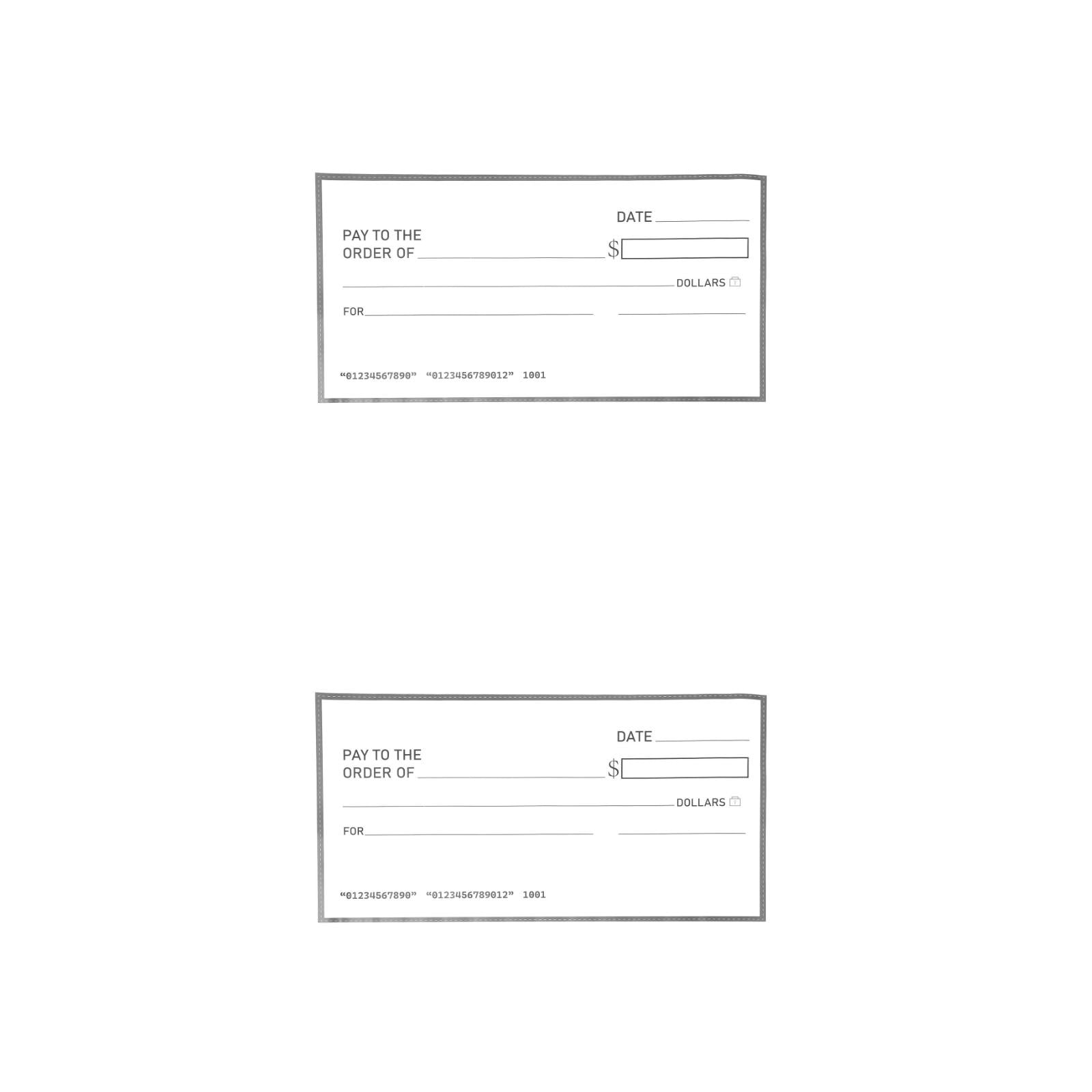 2pcs Giant Check Big Check For Presentations Big Fake Checks Funny ...