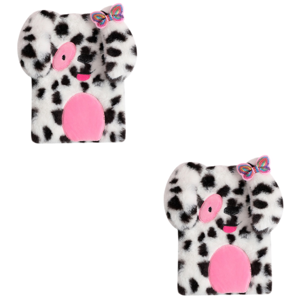 2pcs Girl Plush Dairy Fluffy Notebook Girl Diary Notebook Girl Gift ...