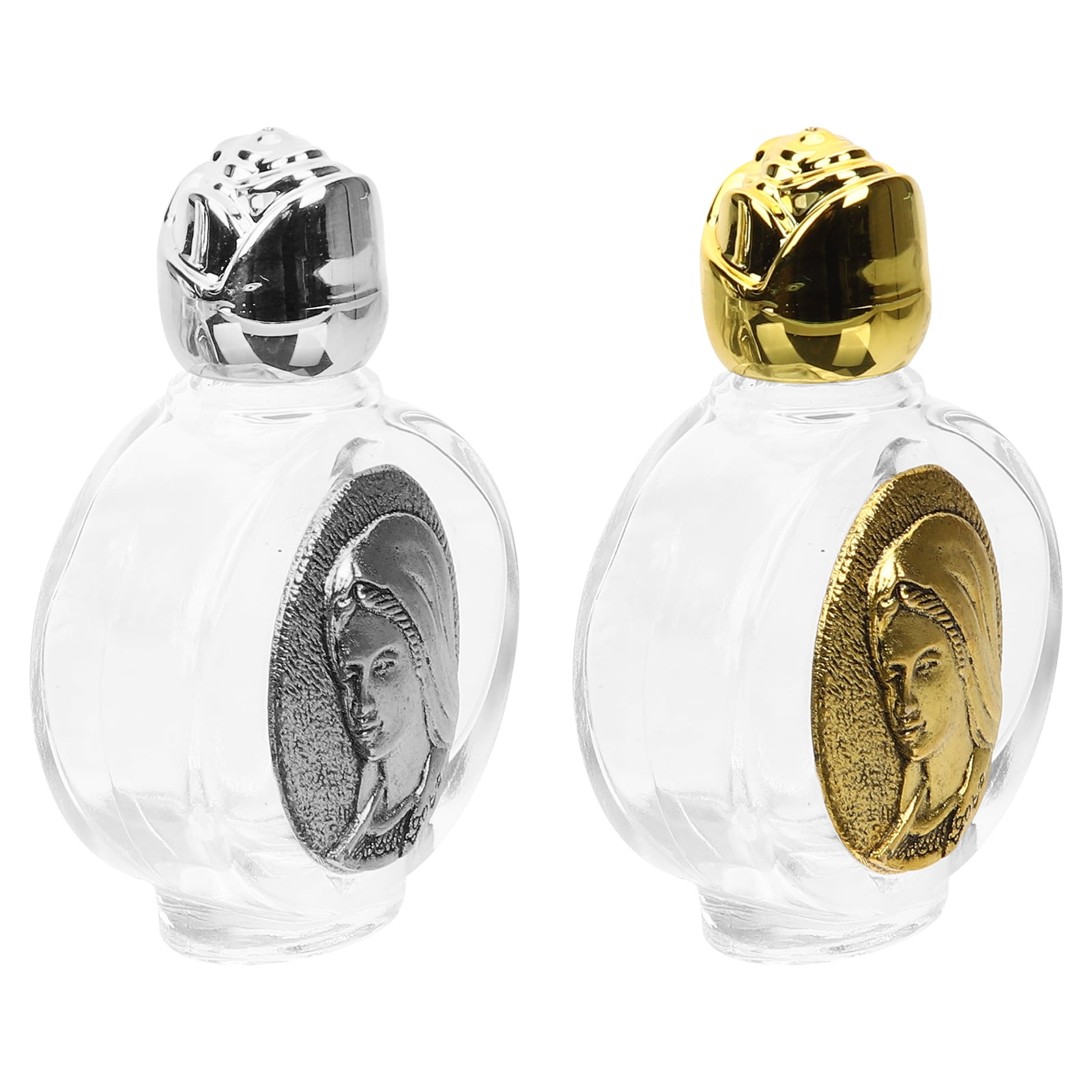 2pcs Glass Holy Water Bottle Church Holy Water Container Bottles Holy ...
