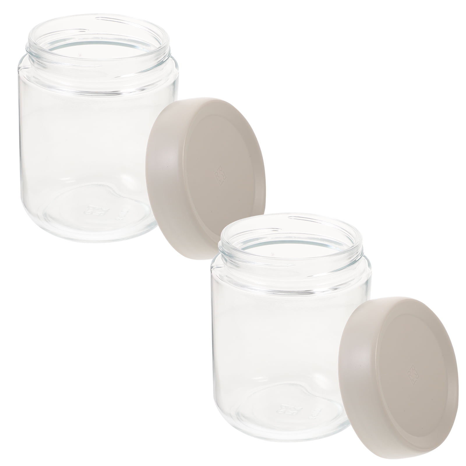 2pcs Glass Sealing Jar Multi-use Tea Jar Reusable Food Container ...