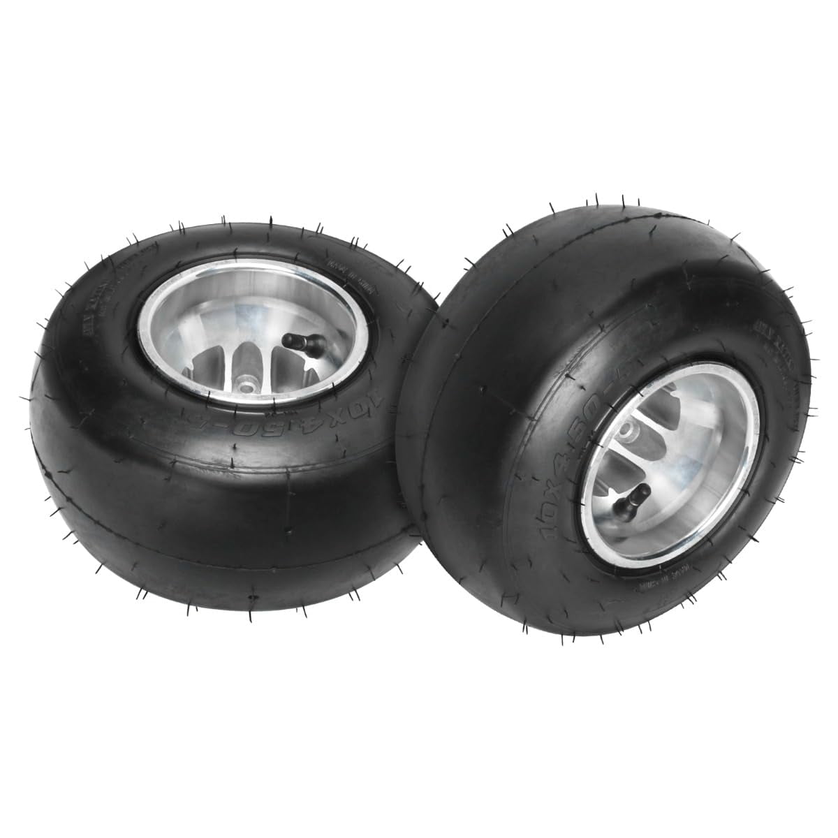 2pcs Go-Kart & Racing Karting Slick Tire 10x4.50-5 Tires and Rim 5 ...