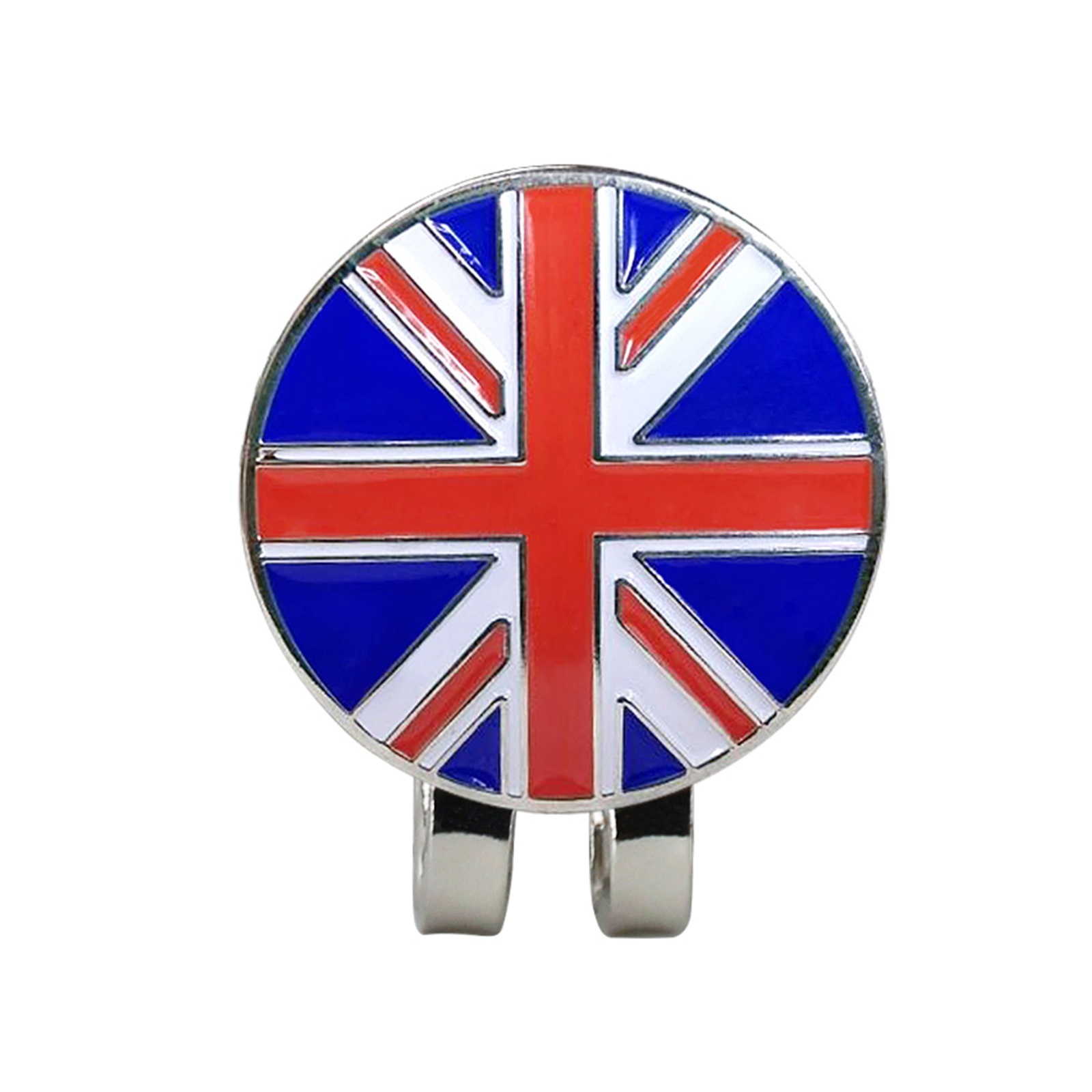 2pcs Golf Ball Mark With Magnetic Alloy Visor Hat Cap Clip Removable ...