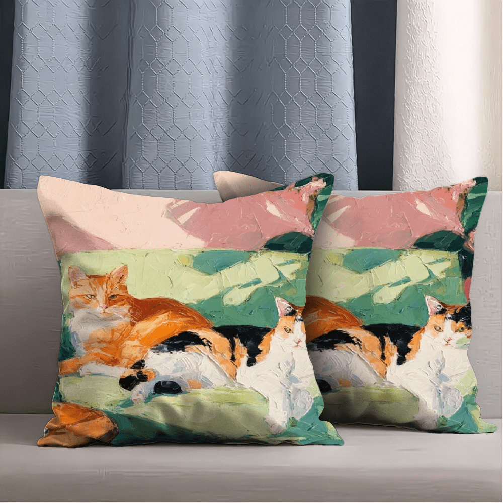 2pcs Graduation Season Gift.Ginger and Tortoiseshell Cats White Wine ...