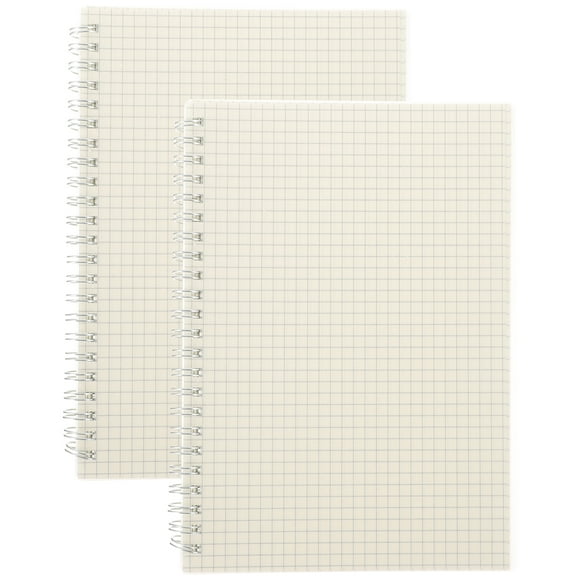 Graph Paper Spiral Notebook