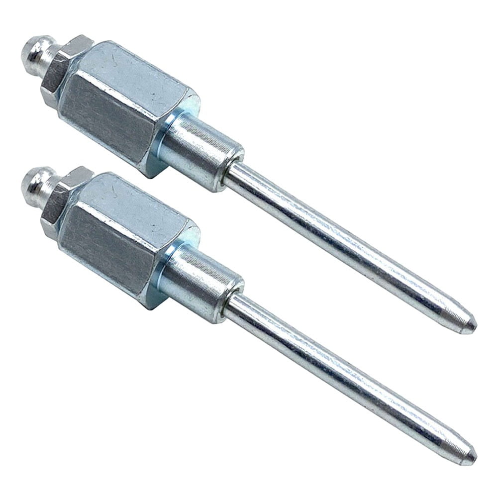 2pcs Greaser Adapters Zinc Plating Needles Nozzle With 1/8 Inch NPT ...