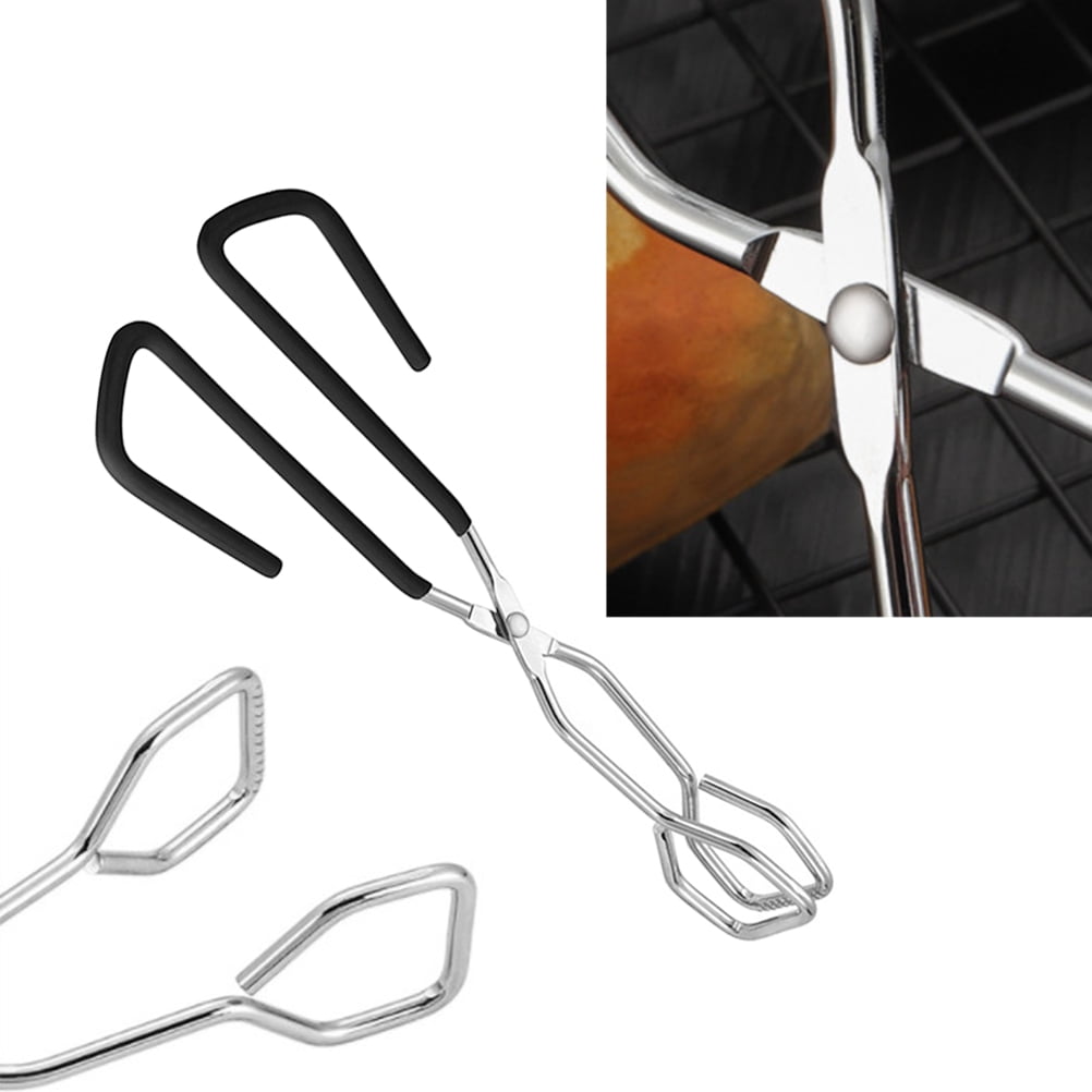 2pcs Grill Holder Food Clamp Anti-scald Bread Tong BBQ Food Squeezer ...