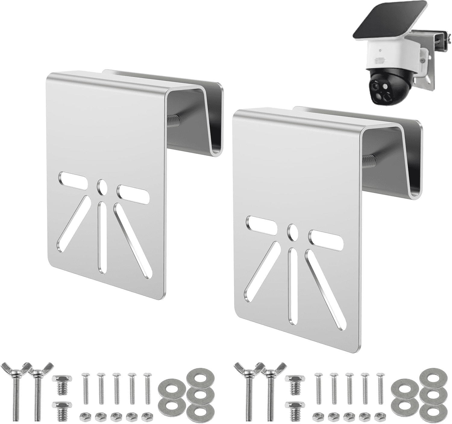 2pcs Gutter Mount Bracket for Eufy Security SoloCam S340/S330/E30 ...